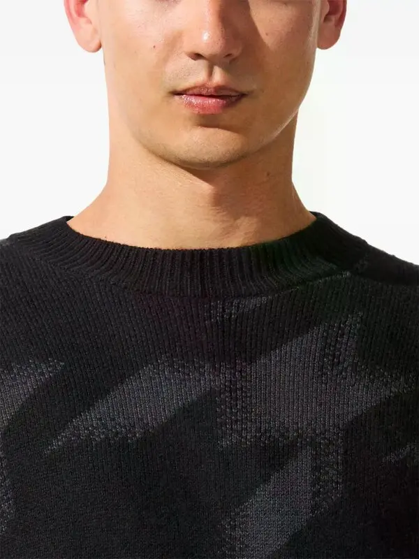 Perfect Moment Houndstooth Merino Wool Sweater