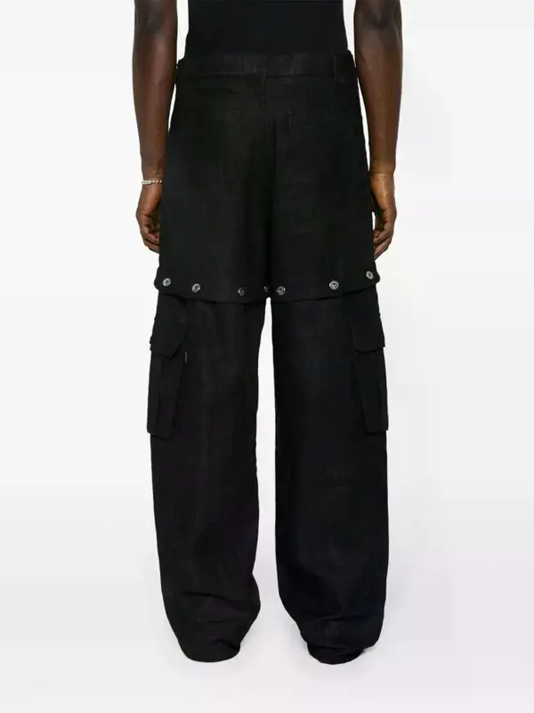 Off-White 90s Logo Straight-leg Cargo Trousers