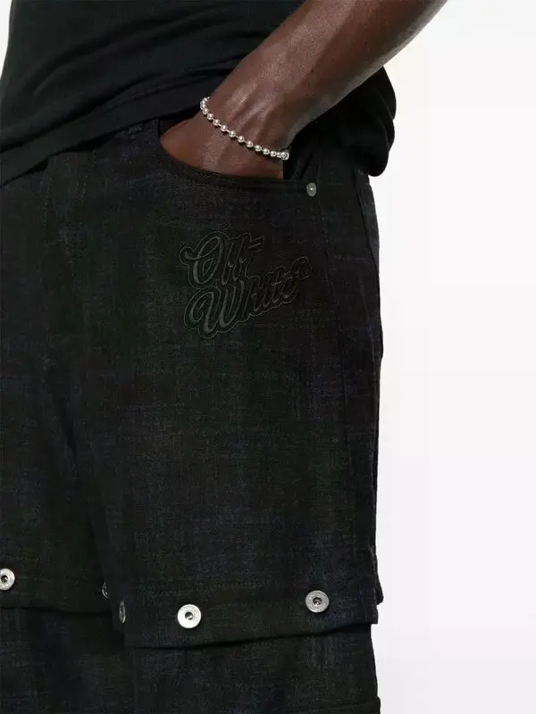Off-White 90s Logo Straight-leg Cargo Trousers