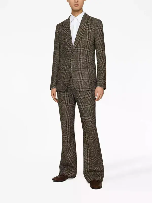 Dolce & Gabbana Prince Of Wales Single-breasted Blazer