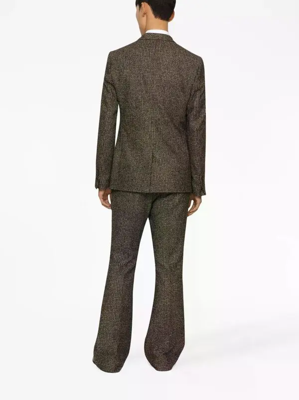 Dolce & Gabbana Prince Of Wales Single-breasted Blazer