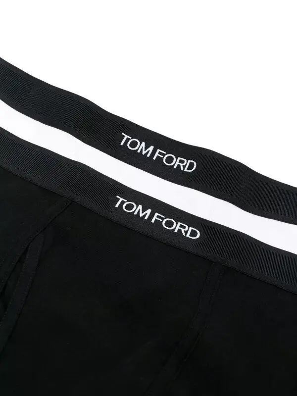 TOM FORD Logo-tape Detail Boxers - Black