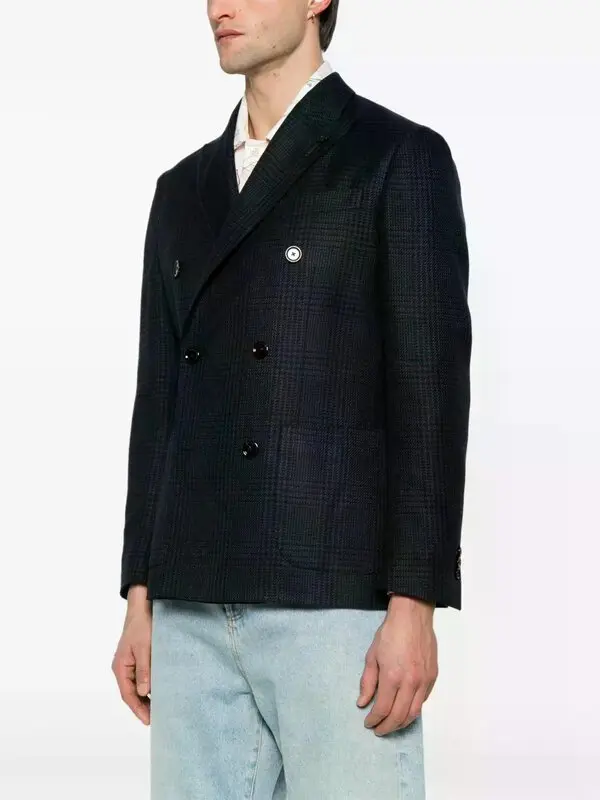 LARDINI Checked Blazer