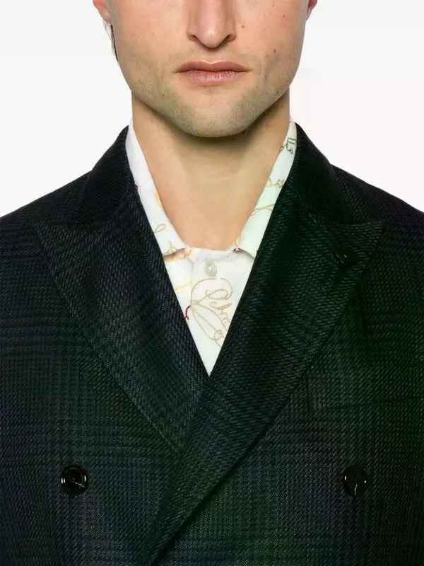 LARDINI Checked Blazer