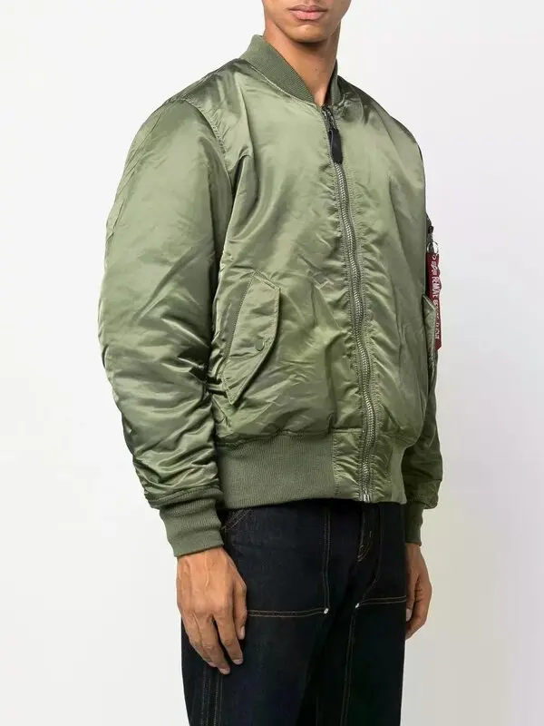 Alpha Industries Reversible Ma-1 Bomber Jacket - Green