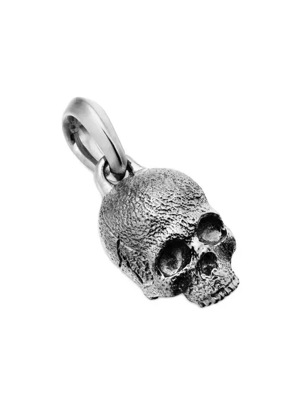 David Yurman Sterling Memento Mori Skull Charm