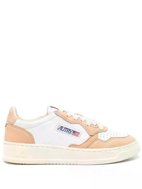 AUTRY Medalist Leather Sneakers - Brown