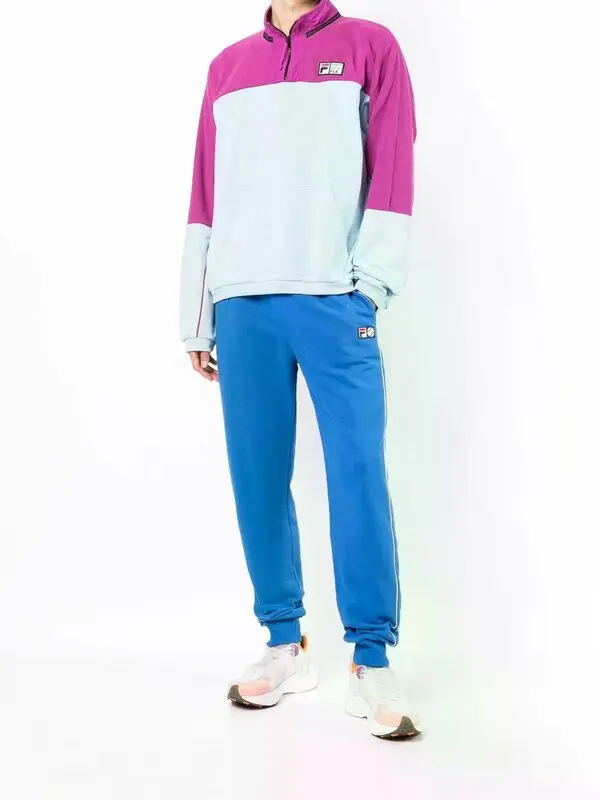 FILA Logo-patch Half-zip Sweater