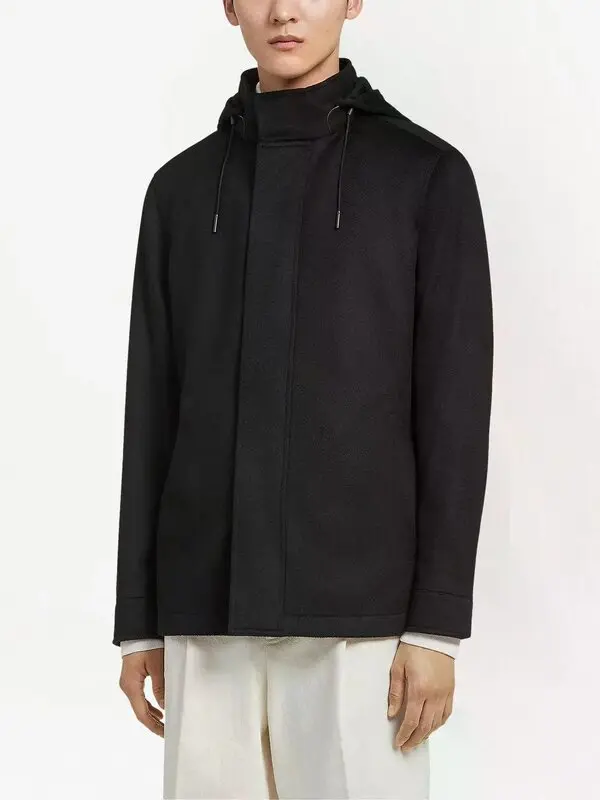 Zegna Elements Cima Oasi Cashmere Over Jacket - Black