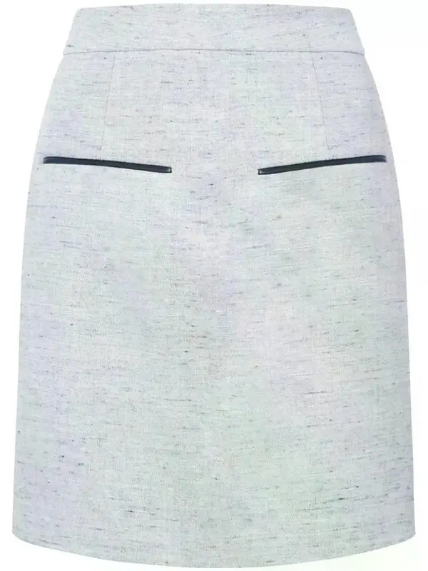Proenza Schouler Judith Mélange-effect Skirt - Grey
