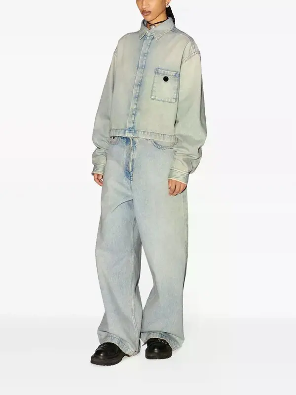 AMBUSH Logo-appliqué Denim Jacket