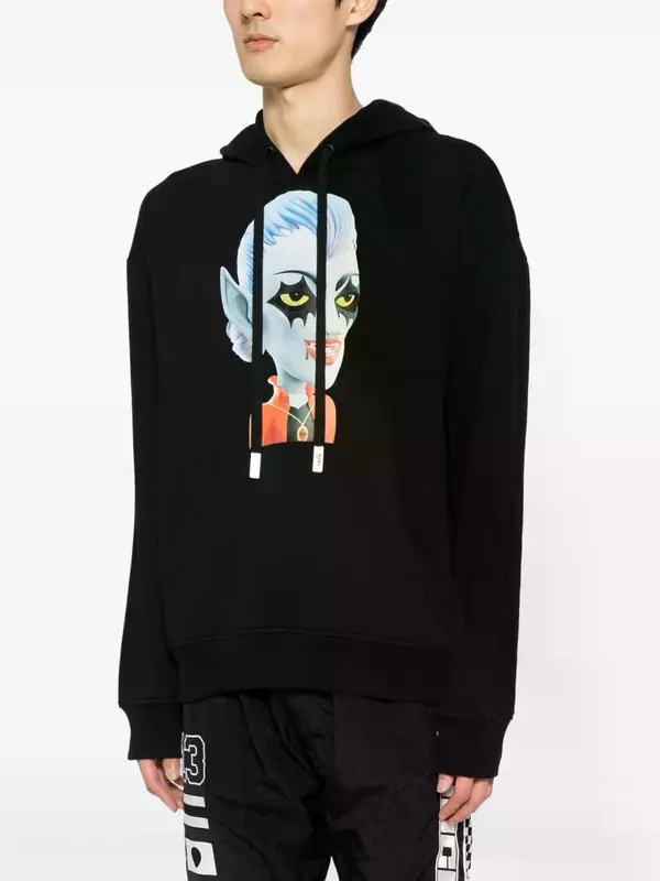 HACULLA. Matilda Print Cotton Hoodie