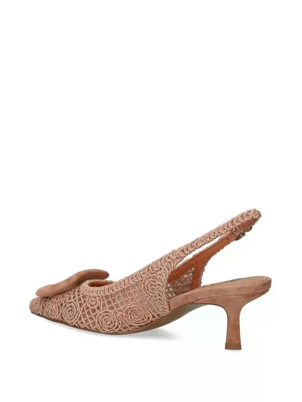 BIBI LOU 55mm Dalila Pumps With Crochet And Buckle Detail