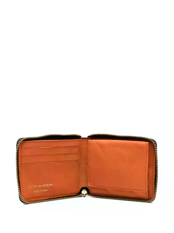 Comme Des Garçons Rectangle-shape Leather Wallet - Orange