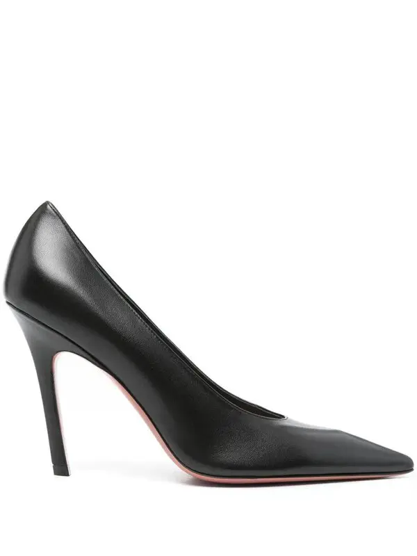 Amina Muaddi 105mm Christine Pumps - Black
