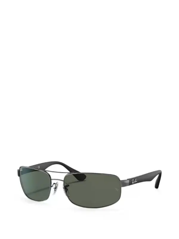 Ray-ban Rectangular Full Rim Sunglasses - Black