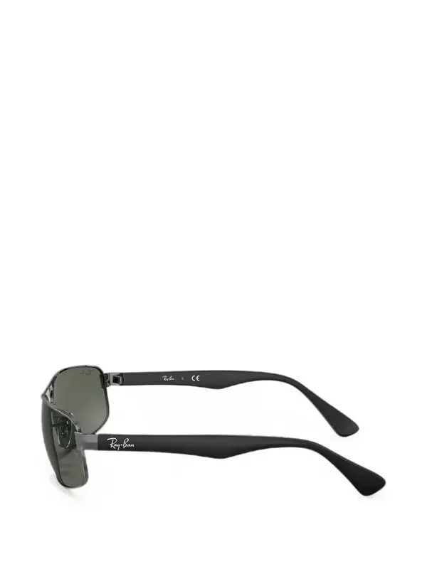 Ray-ban Rectangular Full Rim Sunglasses - Black
