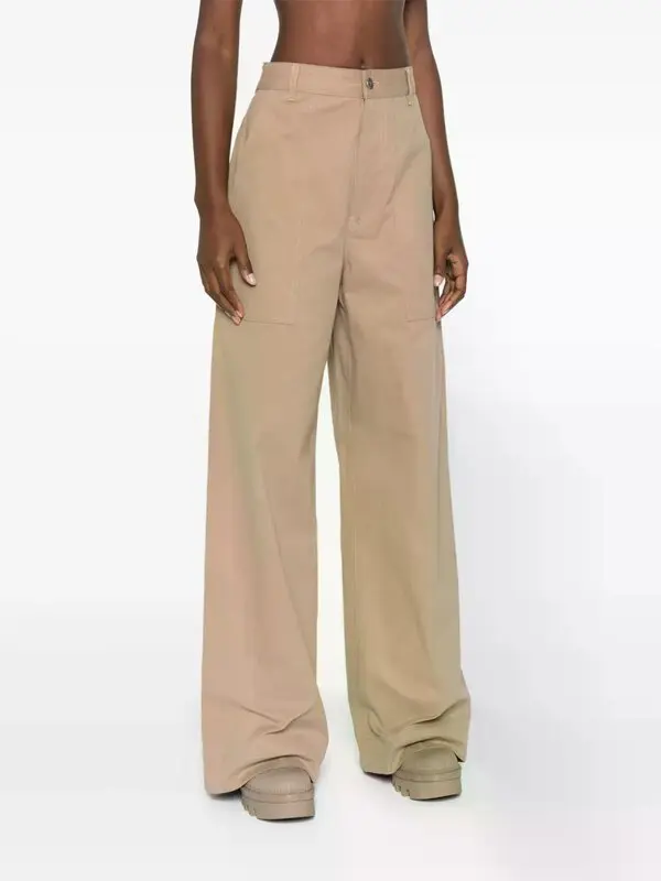 Moncler Gabardine Trousers - Brown