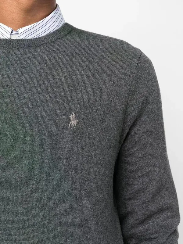 Polo Ralph Lauren Wool Knitted Jumper - Grey