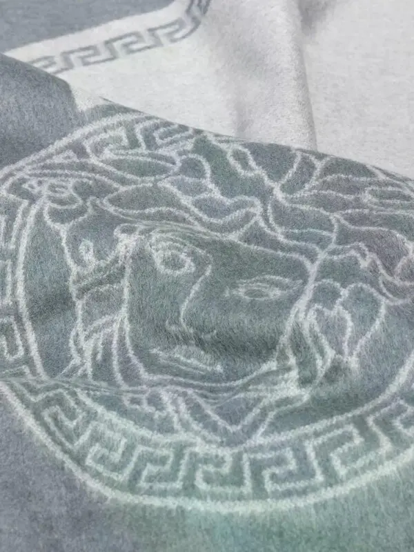 Versace Icon Cashmere-blend Fringed Blanket