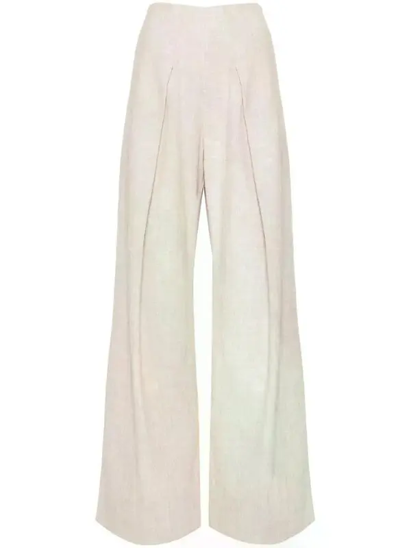 Cult Gaia Pompori Wide-leg Trousers - Neutrals