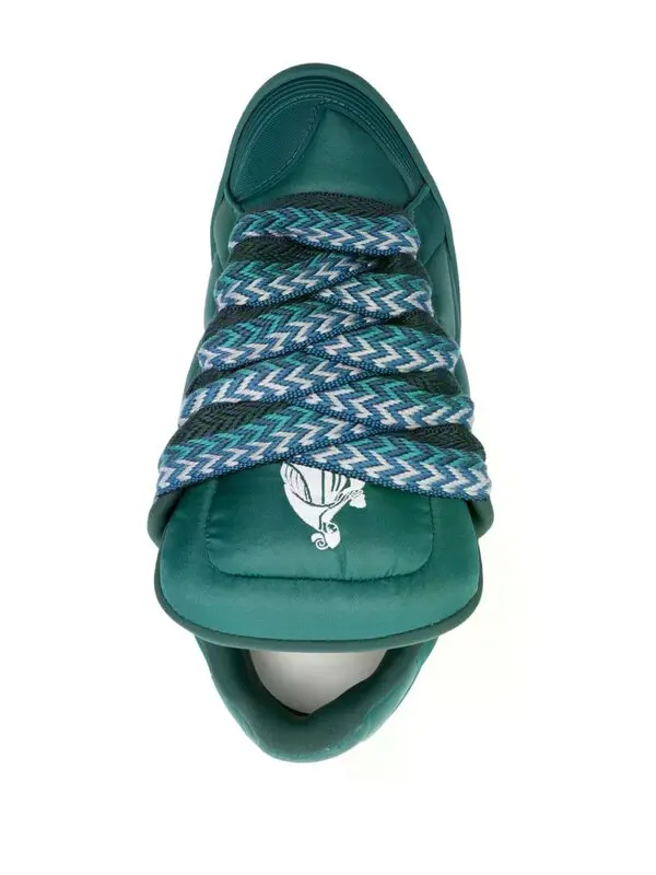 LANVIN Curb Xl Quilted Sneakers - Blue