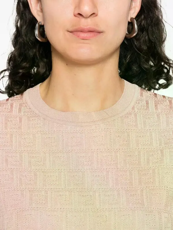 Fendi Ff Jacquard T-shirt