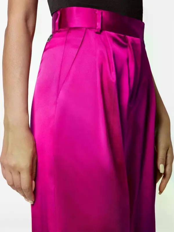 Philipp Plein High-waisted Wide-leg Trousers