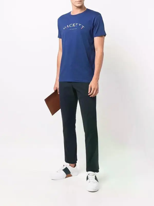 HACKETT  Gmt Dye Straight-leg Chinos - Blue