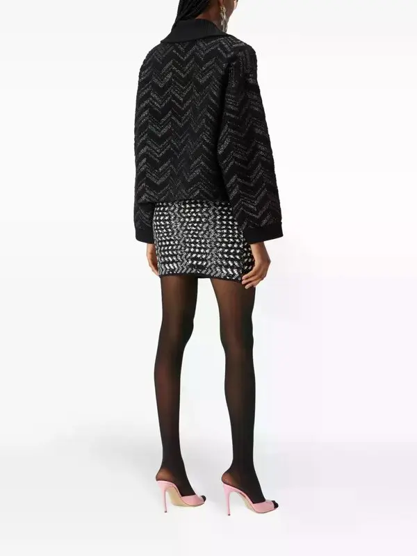 Missoni Zigzag Lamé Mini Skirt