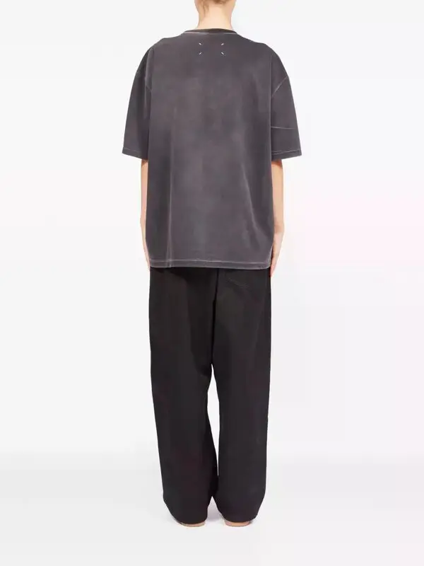 MAISON MARGIELA Logo-embroidered Cotton T-shirt