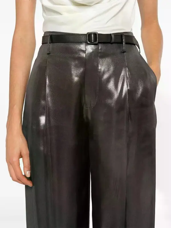 Ralph Lauren Acklie Pleated Wide-leg Trousers
