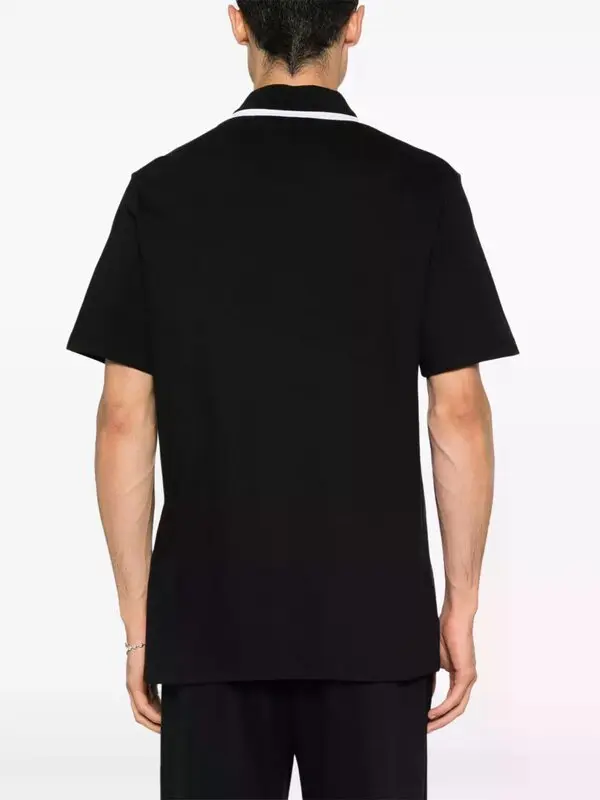 Just Cavalli Logo-embroidered Polo Shirt
