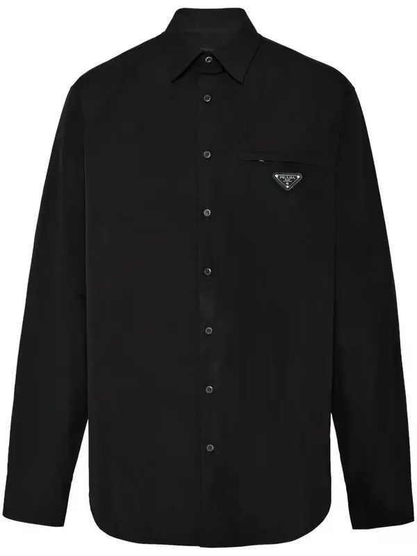 Prada Triangle-logo Shirt