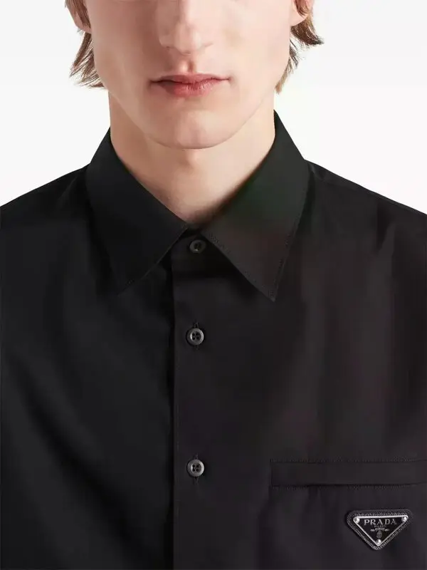 Prada Triangle-logo Shirt