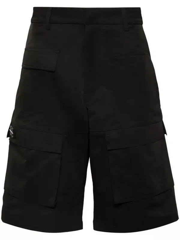 HELIOT EMIL Cellulae Cargo Shorts - Black