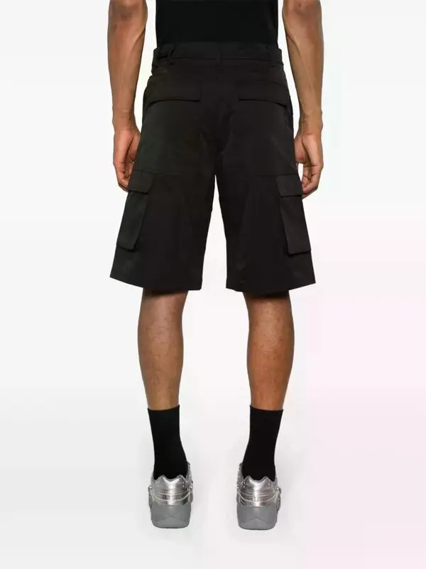 HELIOT EMIL Cellulae Cargo Shorts - Black