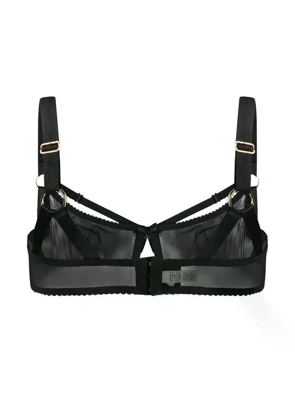BORDELLE Lace Multi-strap Bra - Black