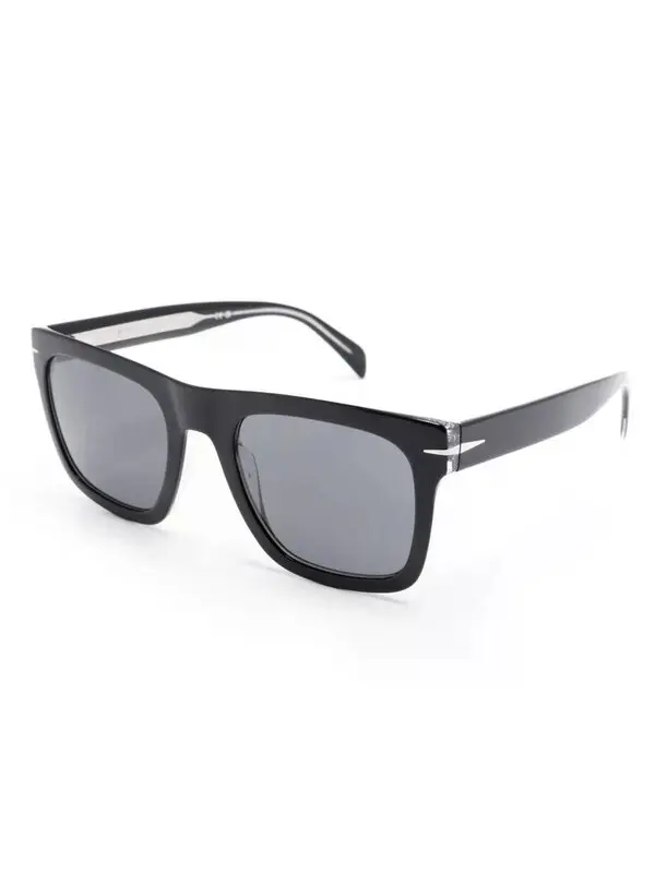 DB EYEWEAR BY DAVID BECKHAM Acetate Wayfarer Frame Sunglasses