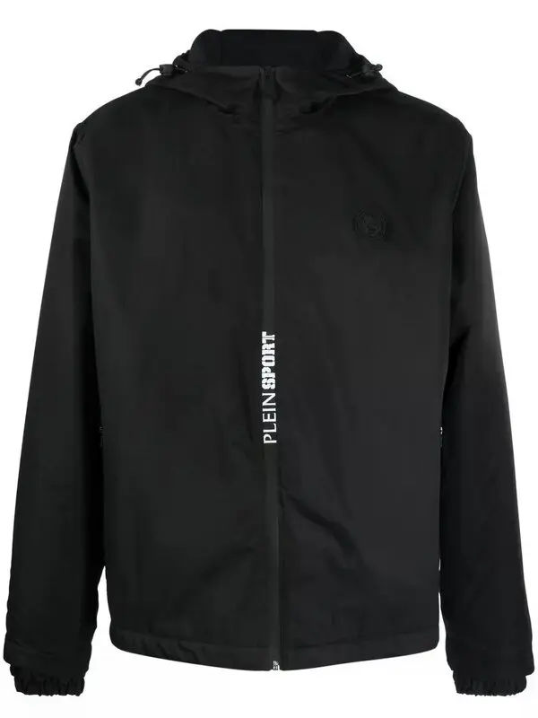 PLEIN SPORT Zip-up Hooded Jacket