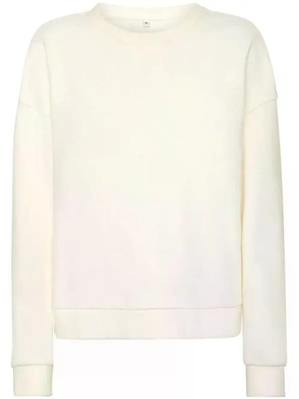 PLEIN SPORT Boxy Fit Crew Neck Sweatshirt - Neutrals
