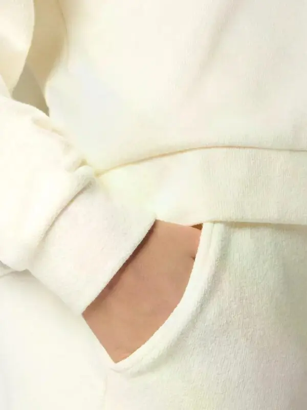 PLEIN SPORT Boxy Fit Crew Neck Sweatshirt - Neutrals