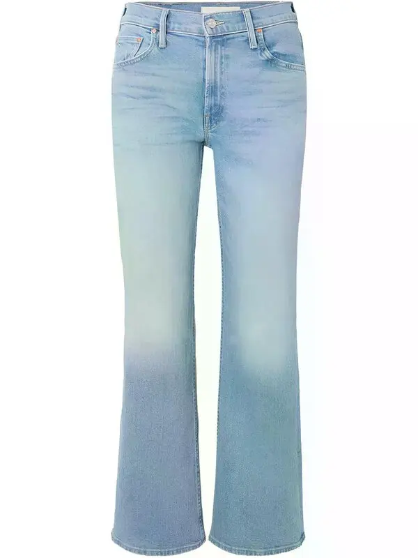 MOTHER Straight-leg Jeans With Whiskering Effect