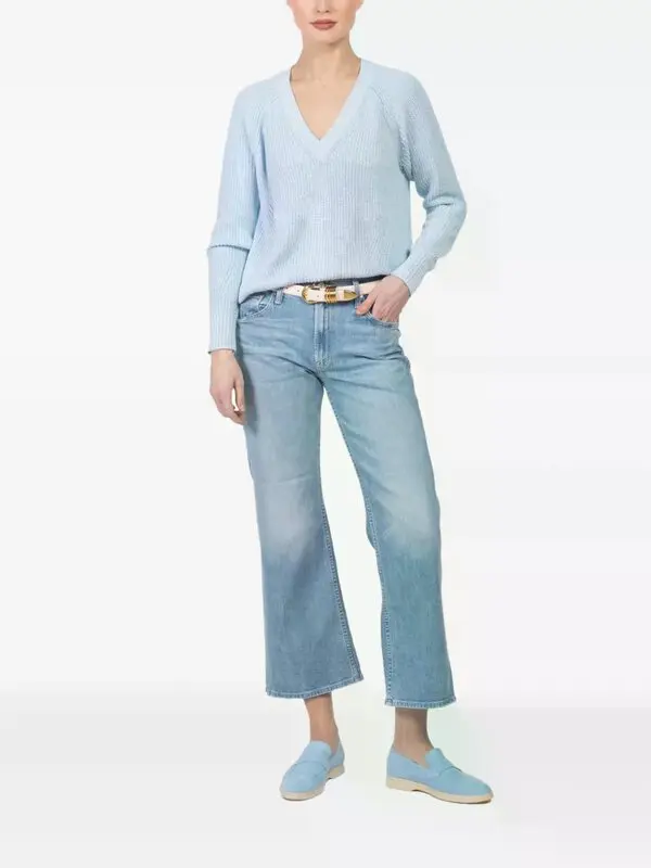 MOTHER Straight-leg Jeans With Whiskering Effect