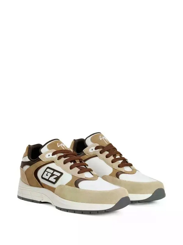 GIUSEPPE ZANOTTI Runner Low-top Lace-up Sneakers - Neutrals