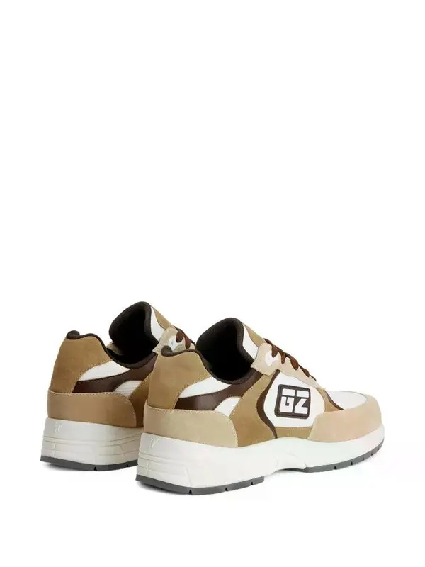 GIUSEPPE ZANOTTI Runner Low-top Lace-up Sneakers - Neutrals