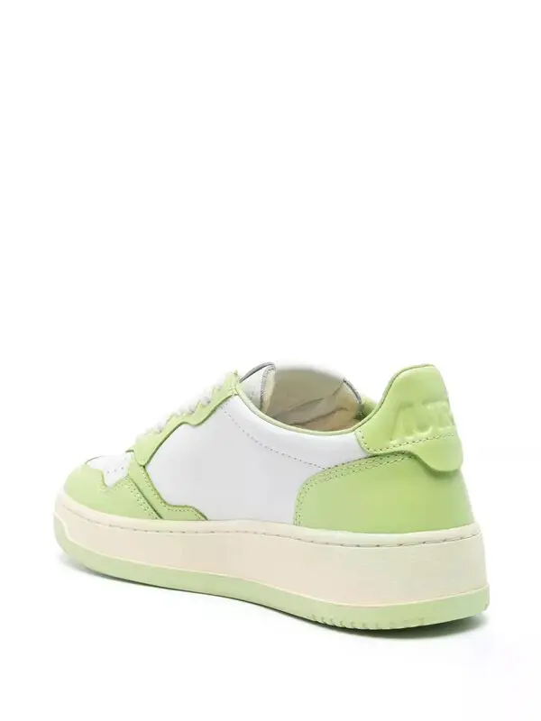 AUTRY Medalist Bicolor Leather Sneakers - White