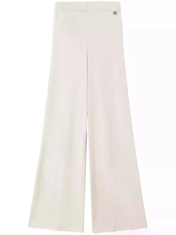 TWINSET Flared Knit Trousers