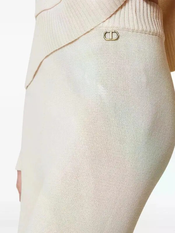 TWINSET Flared Knit Trousers