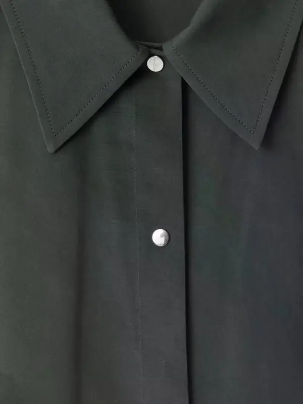 Burberry Short Sleeve Collared Knee-length Dress
